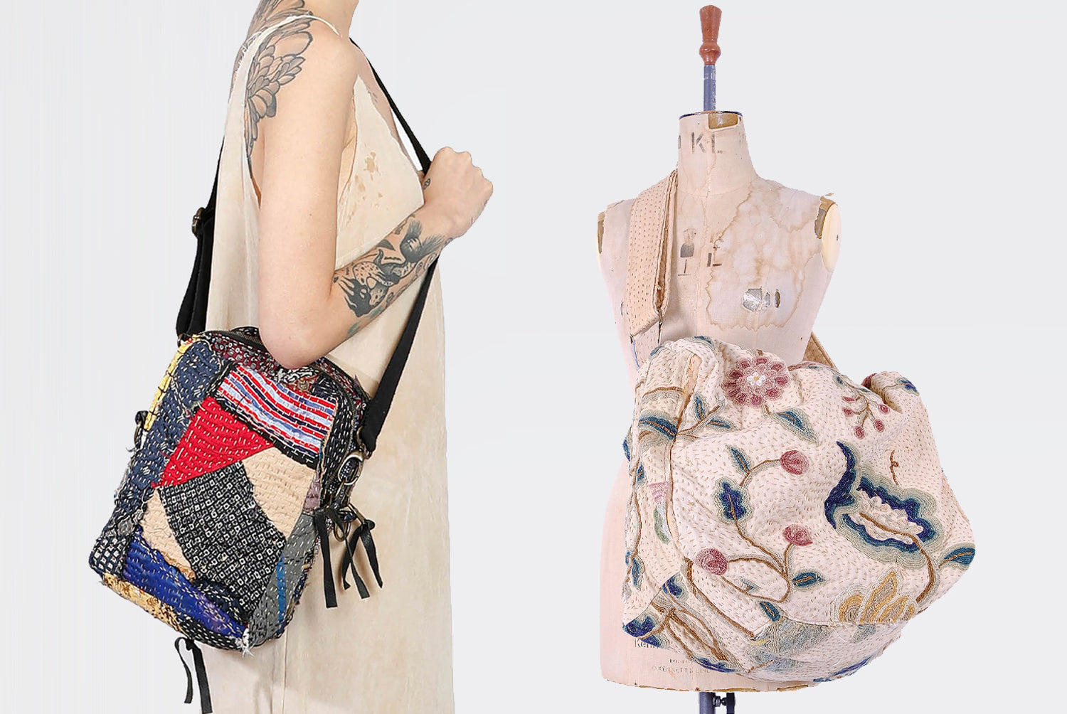 By Walid | 17th Century Tapestry Messenger Bag